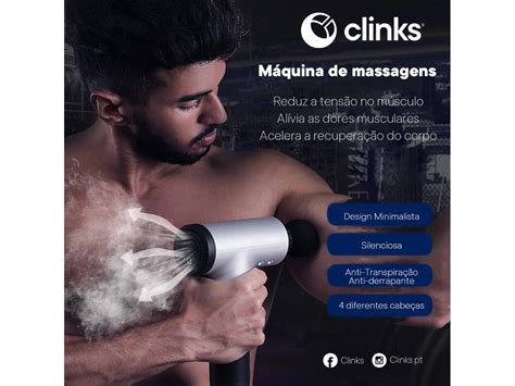 Pistola de Massagem Fascial 320 Preto | Worten.pt