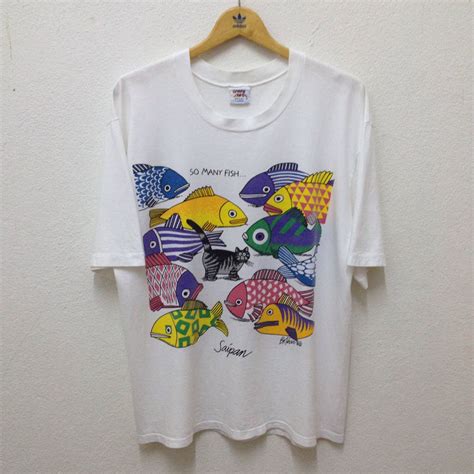 Vintage Crazy Shirts Hawaii B Kliban Cats Saipan T Shirt Sz L