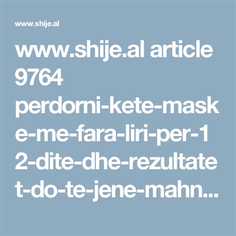 Përdorni këtë maskë me fara liri për 12 ditë dhe rezultatet do të jenë
