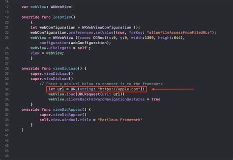 Github Aidan Yipperilous Framework A Swift Framework Using Webview