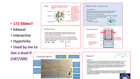 Whole GCSE Physics Edexcel Revision PPnt Teaching Resources