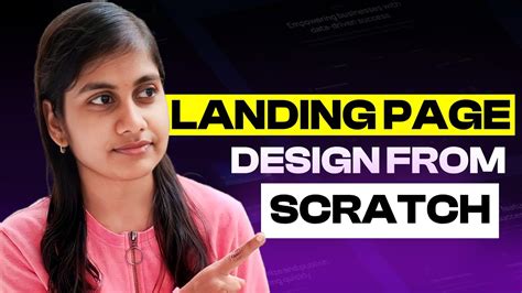 Landing Page Design From Scratch Part 1 Ux Design Youtube