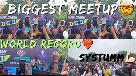Elvish Yadav Biggest Meetup Delhi Rohini Adventure Island Chakka Jam