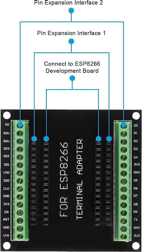 Buy Alinan 4pcs Esp8266 Expansion Breakout Board Gpio 1 Into 2 For Esp8266 Esp 12e Nodemcu