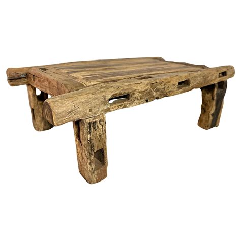 Large Rustic Indonesian Reclaimed Teak Coffee Table At 1stdibs Noguchi Glass Coffee Table
