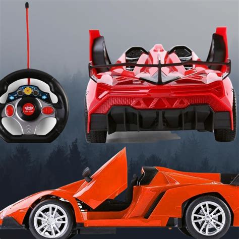 Vrion Remote Control Racing Car Rechargeable Remote Control Car Multi Color Pack Door