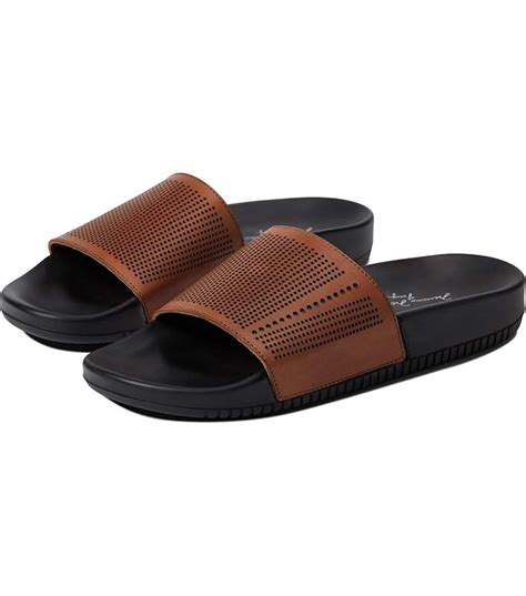 Massimo Matteo Cacimba Perf Men Brown Slide Mysportskit Ng