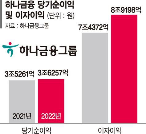 하나금융 작년 순익 3조6257억최대 실적 갈아치웠다 파이낸셜뉴스