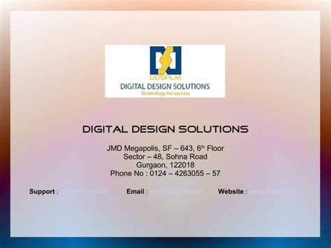 Digital Design Solutions Ppt