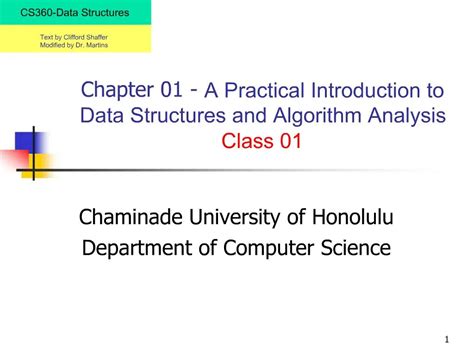 Ppt Chapter 01 A Practical Introduction To Data Structures And