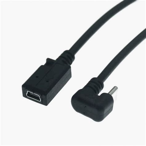 ≡【mini Usb мама ‒ Type C 180° папа】otg Кабель Длина 30 см