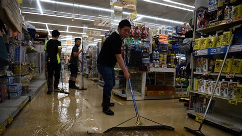 Japan Rescuers Battle To Reach Thousands Trapped By Floods Today