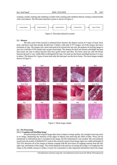 Classification Of Meat Using The Convolutional Neural Network Pdf