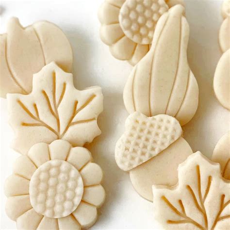 Thanksgiving Naked Marzipan Candy Tiles T Marzipops