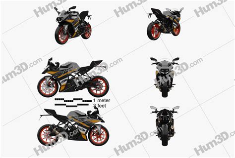 Ktm Rc 125 2020 Blueprint Template