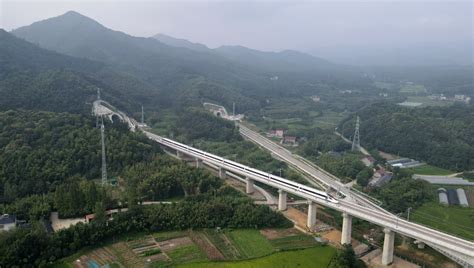 宣绩高铁开始试运行 图片频道 人民网