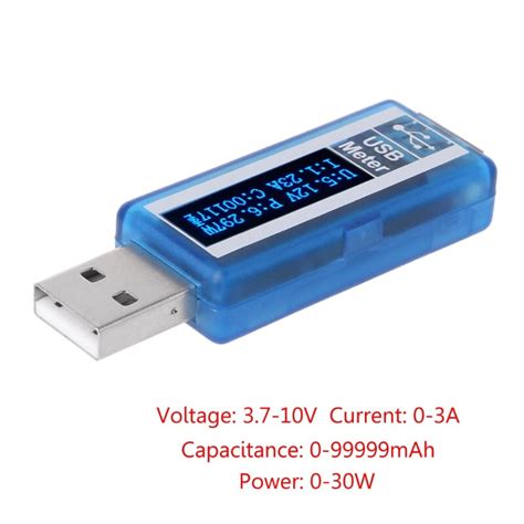 Usb Oled Tester Voltmeter Ammeter Power Capacity M Vicedeal