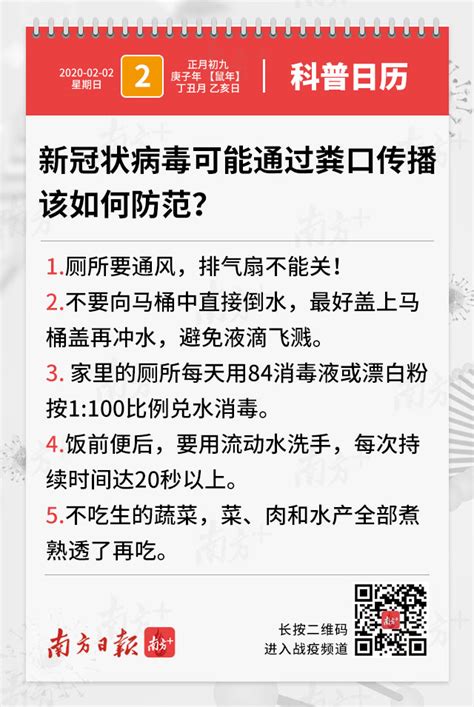 科普：新冠状病毒可能通过粪口传播，该如何防范？南方网