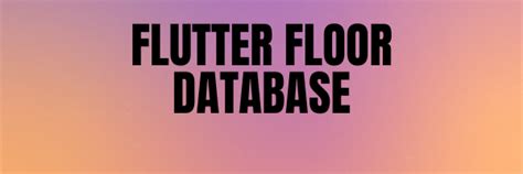 Floor Database Mobikul