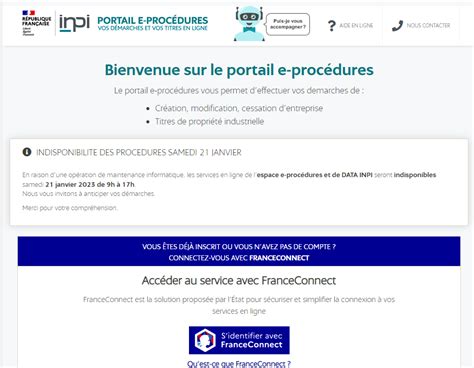 Les formalités des entreprises via la plateforme de l INPI une blague