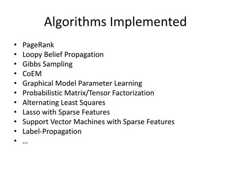 Ppt Graphlab A New Parallel Framework For Machine Learning Powerpoint