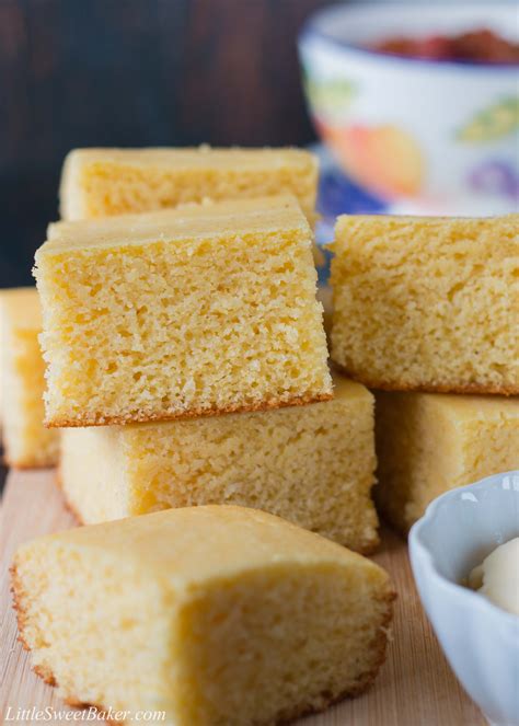 Sweet Buttermilk Cornbread Recipe Little Sweet Baker