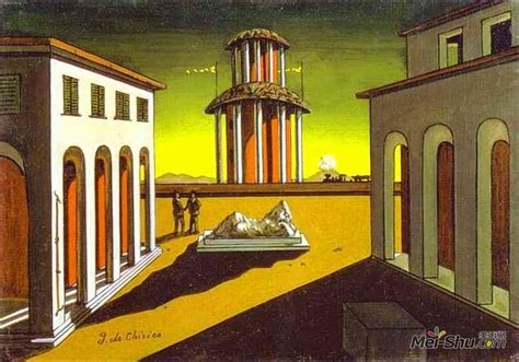 《意大利广场》乔治·德·基里科 Giorgio De Chirico 高清作品欣赏 乔治·德·基里科作品 乔治·德·基里科专题网站 艺术大师