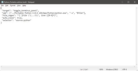Sublime Text Python Portable