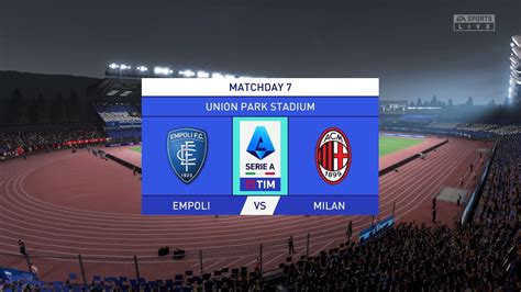 Fifa 23 Empoli Vs Milan Serie A Tim Gameplay Youtube
