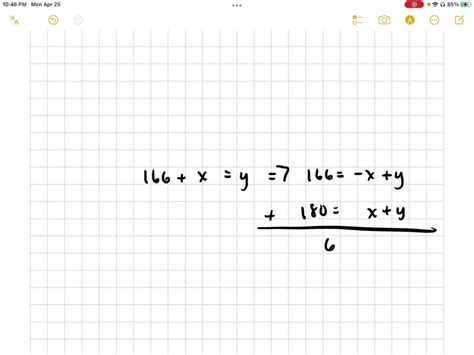 SOLVED The Sum Of 2 Angles Is 166 Degree Find The Angles