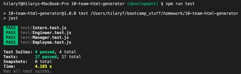GitHub Hilbug Team Html Generator Software Engineering Team Generator A Node CLI That