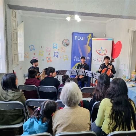 FOJI y Fundación Creseres continúan llevando música y cultura a