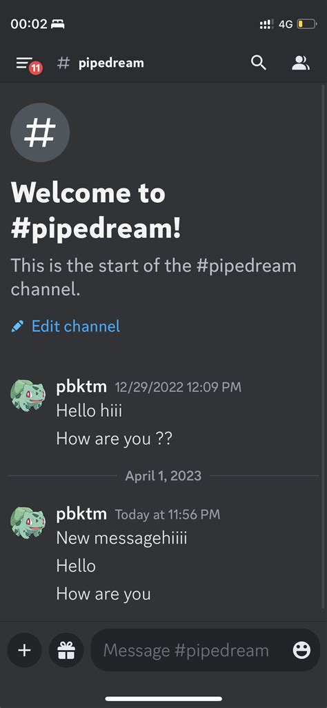 Bug Discord New Message Does Not Emit New Event For New Message