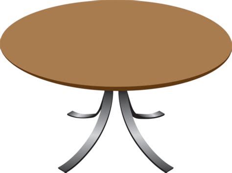 Cafeteria Table Clipart Big Wooden Dining Table Stock Vector
