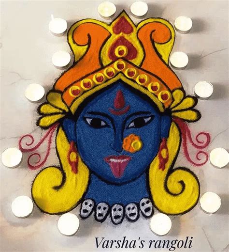 Durga Rangoli Design Images Kolam Ideas Rangoli Designs Images
