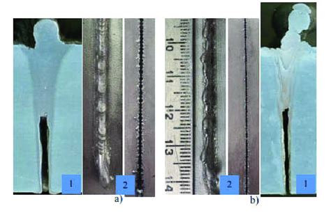 Macro Section 1 And Surface Formation 2 Of Welds No 4 A And No