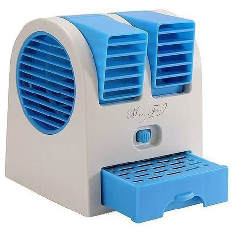 Мини-Кондиционер (Mini Fan) настольный охлаждает, увлажняет, очищает ...