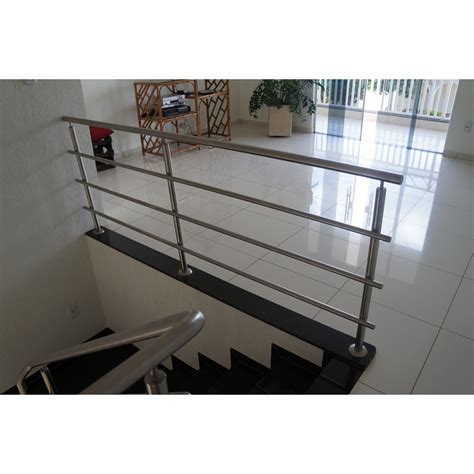 Guarda Corpo Em Inox Para Sala Ou Piso Superior Atainox