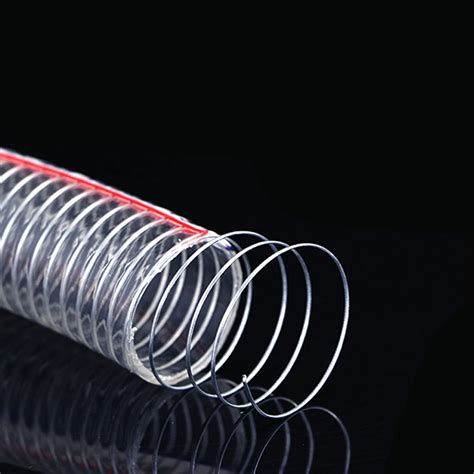 Topauto 16 19 25 32 38 40 45 50 мм ПВХ прозрачный шланг стального провода к высоким температурам