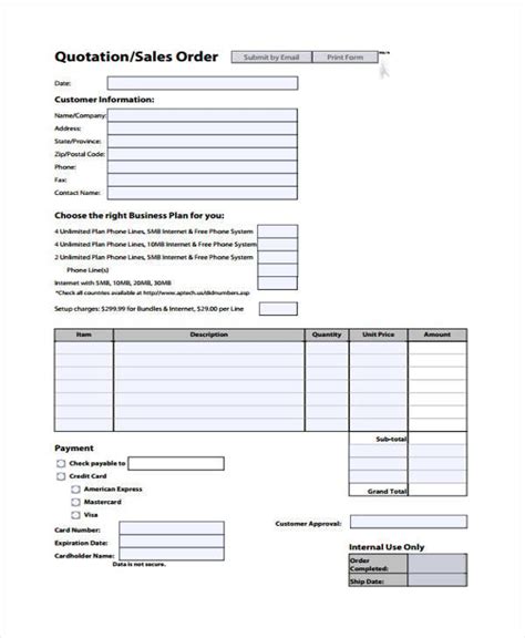 6 Pdf Example Request Quotation Free Printable Download Docx Zip