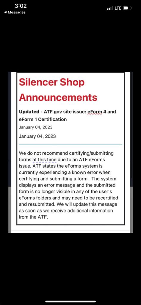 Eform 4 Error In Atf Database Rnfa