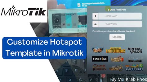 Customize Hotspot Template In Mikrotik YouTube