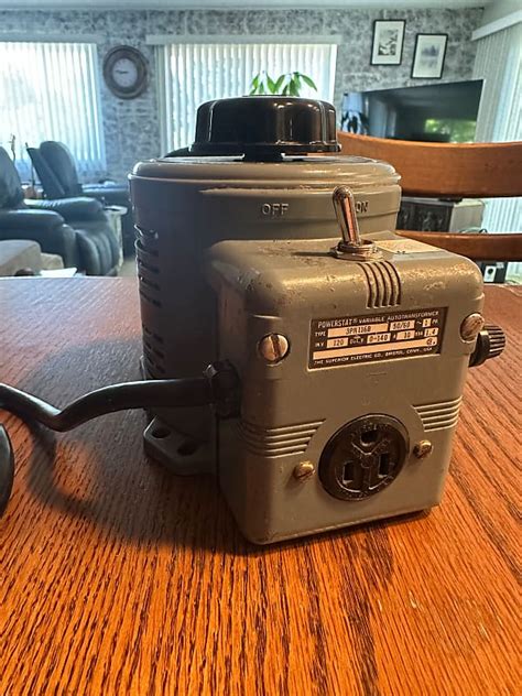 Superior Electric Co Powerstat Variable Autotransformer Reverb