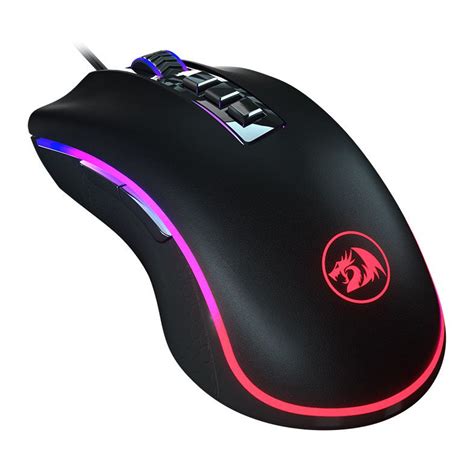 Mouse Gamer Redragon King Cobra RGB DPI Botoes Preto M FPS Pichau