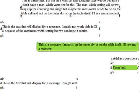 Sms Style Text Display Using Html David Rector