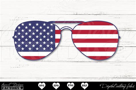 American Flag Sunglasses Svg Graphic By Sweet Sweet Design · Creative