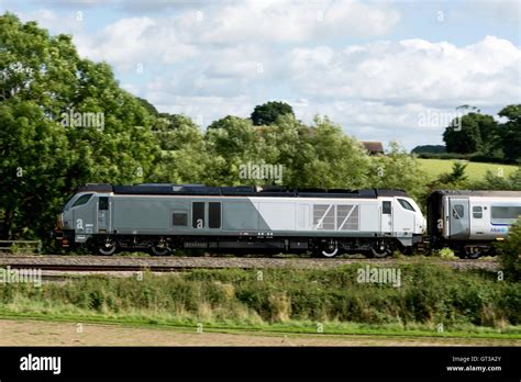 Chiltern Railways Class 68 Diesel Locomotive At Hatton Warwickshire