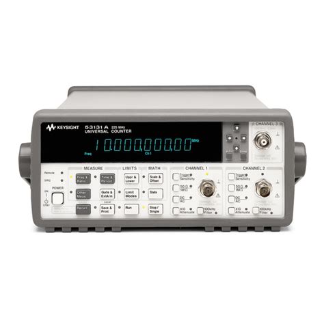 Hp 53131a Operating Manual Pdf Download Manualslib