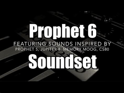 Luke Neptune S Prophet 6 Vintage Classic Soundset YouTube