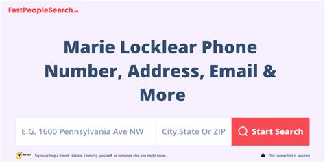 Marie Locklear Phone Number Address Email And More